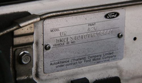 ¿Dónde está y cómo leo el VIN? - Revista Alianza Flotillera