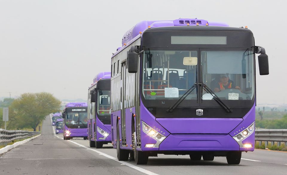 Nuevo León estrena 63 autobuses chinos de gas natural - Alianza Flotillera